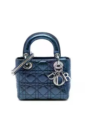 Dior Mini Lady Satchel - Blue