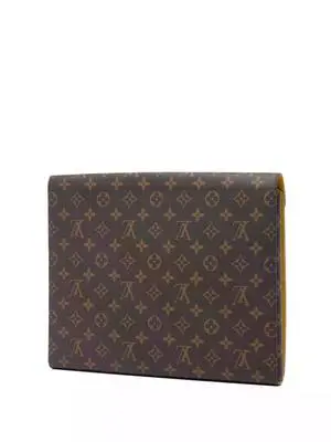 LOUIS VUITTON 2021-2026 Monogram Mark Folder Clutch Bag