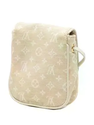 LOUIS VUITTON 2007 Monogram Mini Lin Pochette Cancun Crossbody Bag