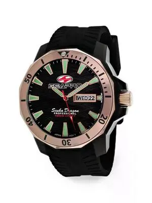 SEAPRO Scuba Dragon Diver Watch - Black