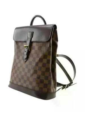 LOUIS VUITTON 2000 Damier Ebene Soho Backpack