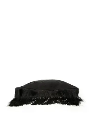 Burberry 2000-2017 Canvas Olympia Fringe Clutch Bag