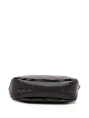 LOUIS VUITTON 2000 Damier Ebene Trousse Pochette Handbag