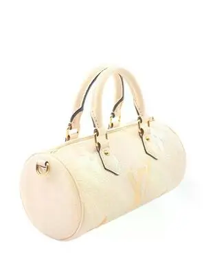 LOUIS VUITTON Monogram Empreinte Giant The Pool Papillon Bb Satchel - Neutrals