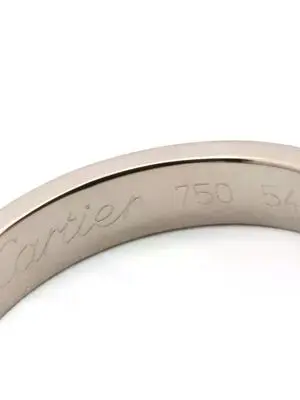 Cartier 18k White Gold Love Ring - Silver