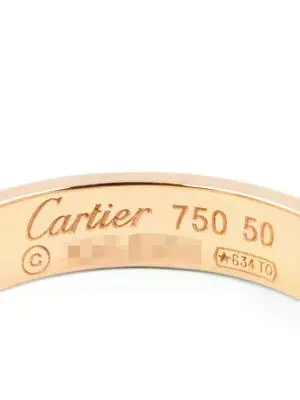 Cartier 18k Rose Gold Love Ring