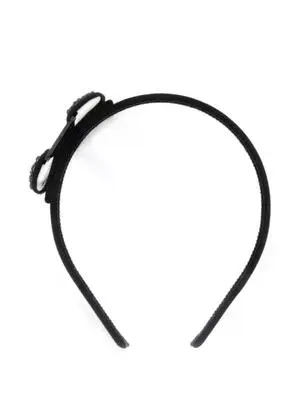 FERRAGAMO Vara Bow Crystal-embellished Headband