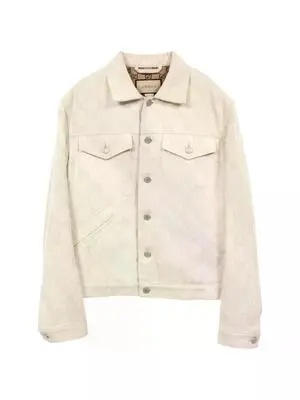 Gucci 2000s Gg Cotton Jacquard Jacket - Neutrals