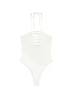 MAZZEI Embellished Halterneck Swimsuit