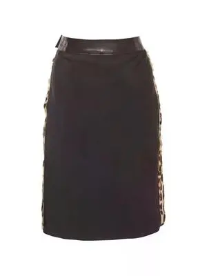 Roberto Cavalli Leopard-pattern Midi Skirt