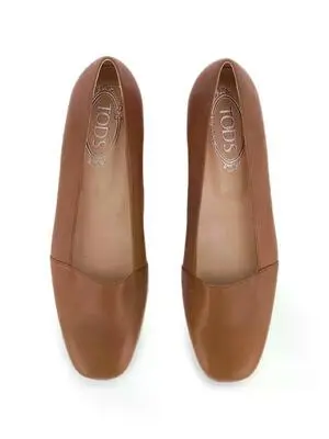 TOD'S Hogan Gomma Leather Loafers - Brown