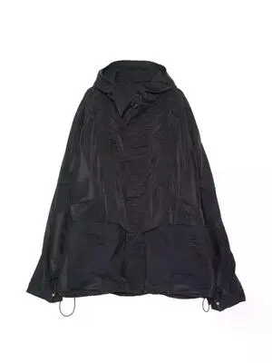 YOSHIOKUBO Hooded Panelled Jacket - Black