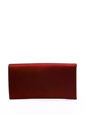 TOM FORD Satin Finish Push-lock Clutch - Red