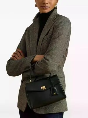 Ralph Lauren Small Farrah Leather Satchel Bag