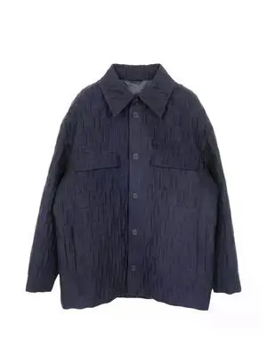 Fendi 2010s Ff Embossed Shirt Jacket