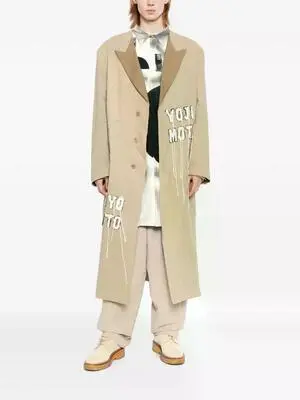 Yohji Yamamoto Single-breasted Coat