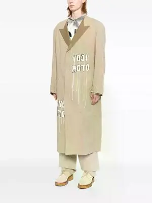 Yohji Yamamoto Single-breasted Coat