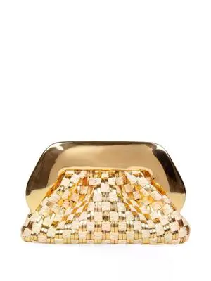 THEMOIRE Tia Woven Clutch Bag