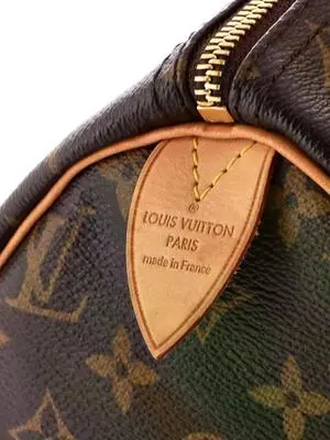 LOUIS VUITTON Speedy Handbag Monogram Canvas 30 Satchel
