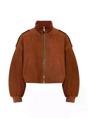 ALLSAINTS Lowden Suede Jacket - Brown