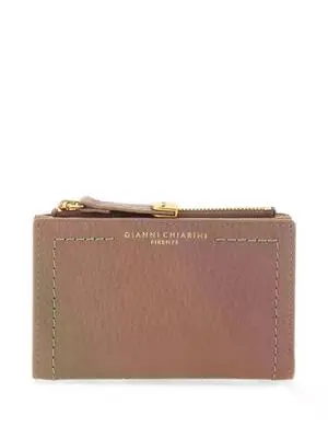 GIANNI CHIARINI Bubble Maxi-grain Leather Wallet - Pink