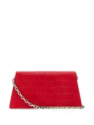Alexander McQueen Skull Crocodile-effect Shoulder Bag
