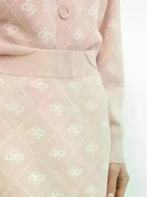 Guess Monogram Knit Mini Skirt