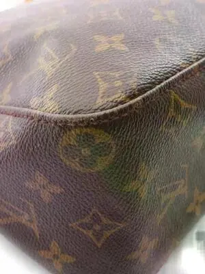 LOUIS VUITTON Monogram Canvas Looping Gm Tote Bag - Brown