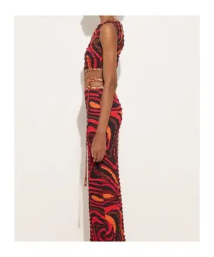 Emilio Pucci Marmo-print Wrap-around Top