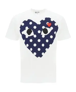 Play Comme Des Garcon Item O-neck Short-sleeved T-shirt