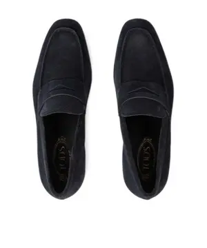 TOD'S Dark Navy Loafers