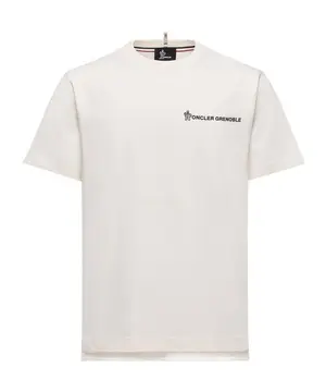 Moncler Logo Detailed Crewneck T-shirt - White