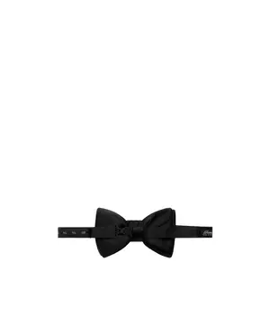 Brioni Satin Pre-tied Bow Tie