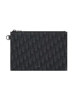 Dior A5 Pouch - Black