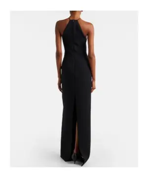 David Koma Embellished Halterneck Gown
