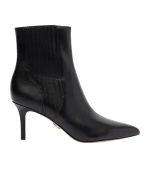 Veronica Beard Lisa 70 Leather Ankle Boots