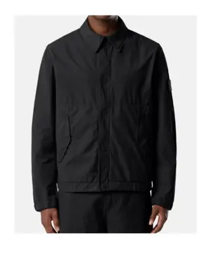 Stone Island Logo Patch Buttoned Jacket