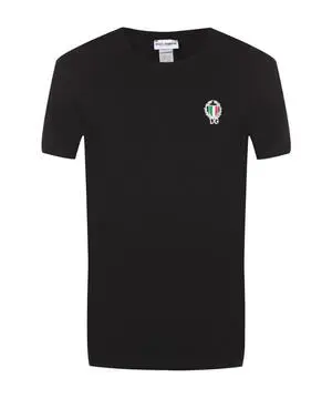 Dolce & Gabbana Logo Crest T-shirt - Black