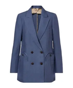BLAZÉ MILANO Classic Loose-fit Blazer - Blue