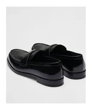 Prada Brushed Leather Loafers