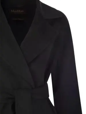 Max Mara Wrap Coat With Kimono Sleeves