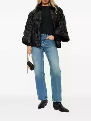 ALLSAINTS Nyeele Ruched Zip Jacket