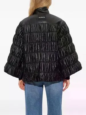 ALLSAINTS Nyeele Ruched Zip Jacket