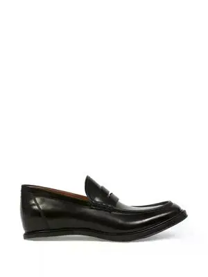 MAISON MARGIELA Heel-less Leather Loafers - Black
