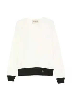 Valentino Garavani Vlogo Signature V-neck Sweater