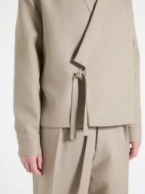 Manière De Voir Robin Textured Wrap Jacket
