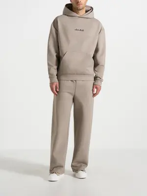 Manière De Voir Relaxed Fit Hoodie - Taupe