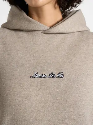 Manière De Voir Relaxed Fit Hoodie - Taupe