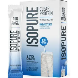 ISOPURE Clear Protein With Electrolytes, Unsweetened Stick Pack - None