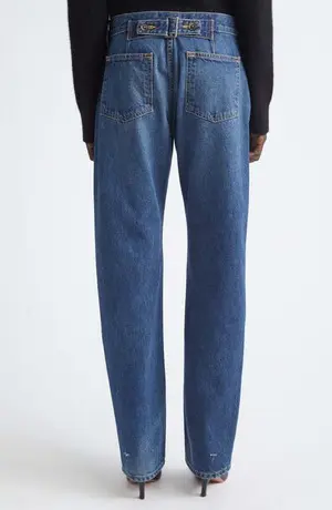 Brandon Maxwell The Beau Classic Straight Leg Jeans